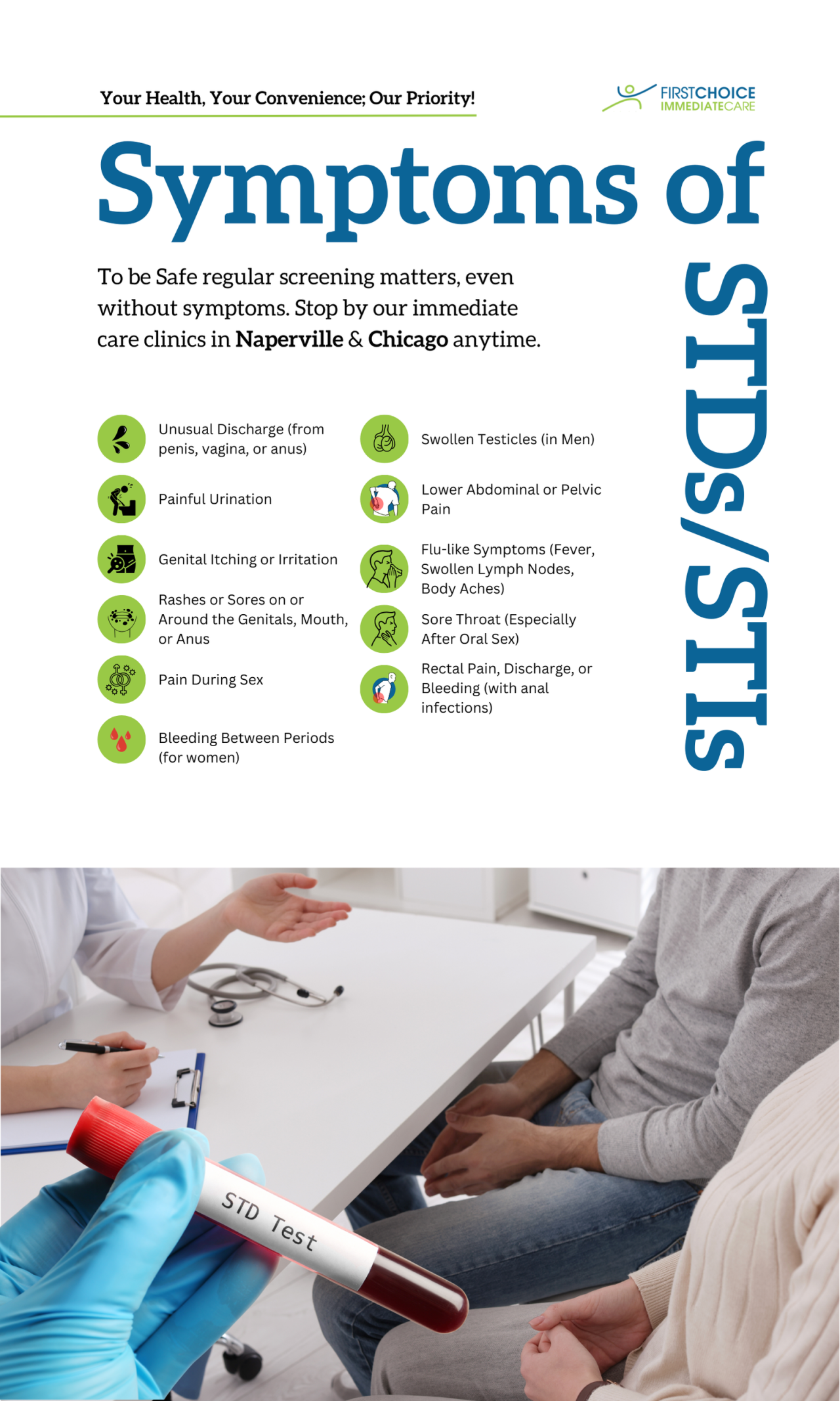 Best STDs and STIs Treatment in Chicago & Naperville